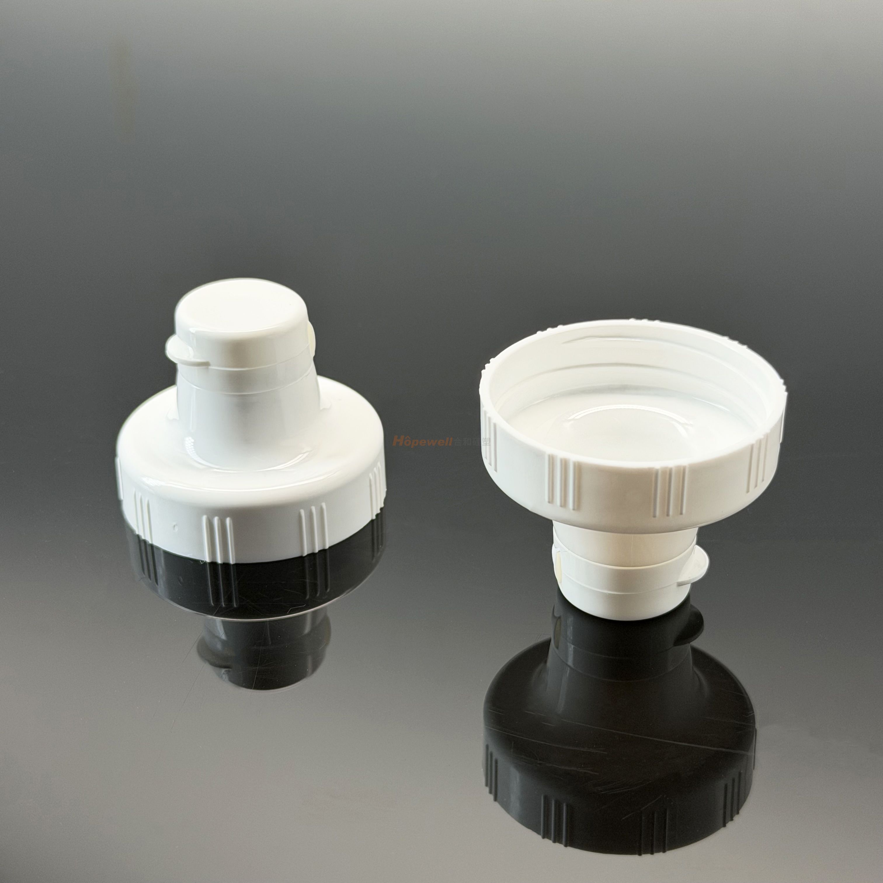 Hopewell Manufacture FDA Approved Spill Proof 38-400 Plastic Nozzle Cap ...