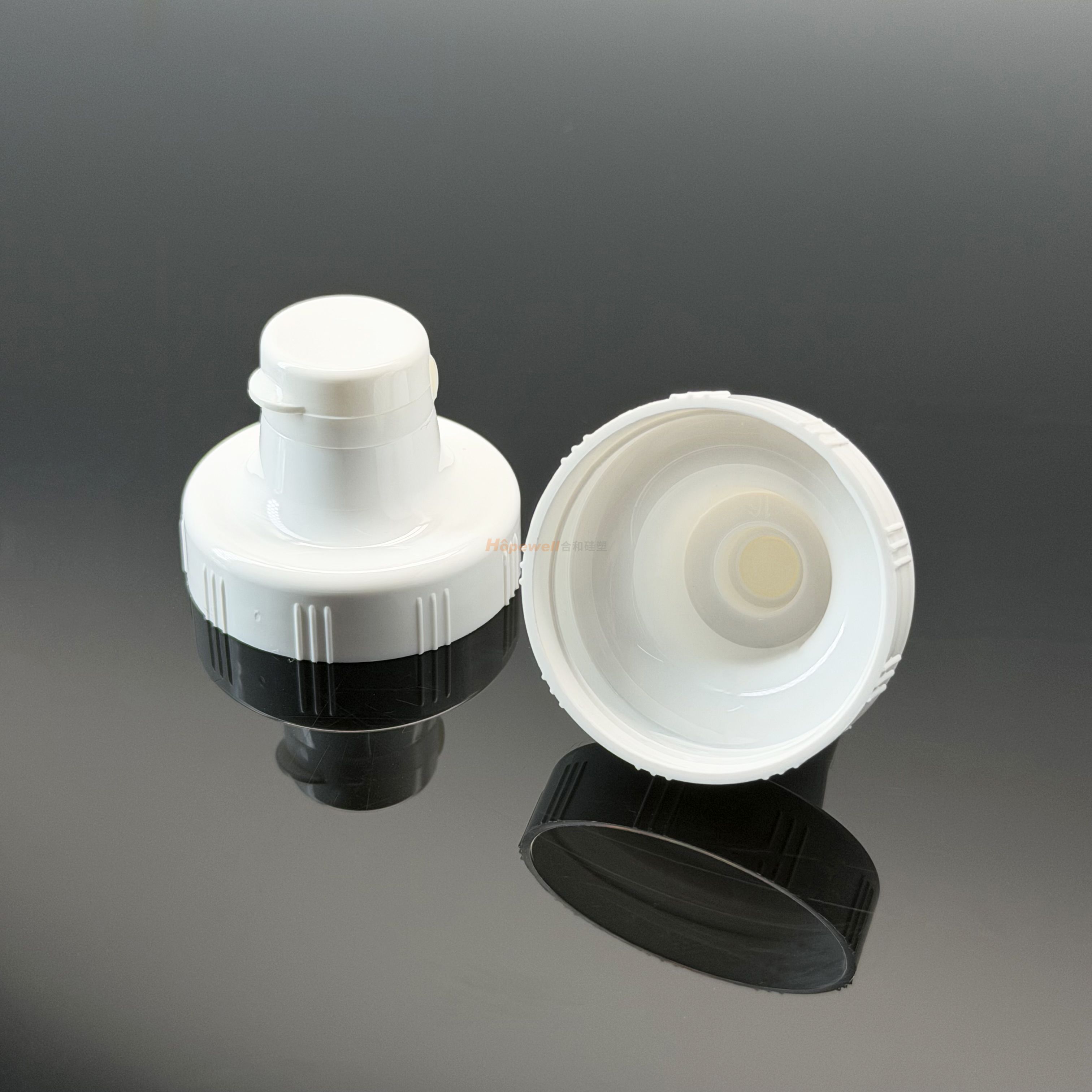 Hopewell Manufacture FDA Approved Spill Proof 38-400 Plastic Nozzle Cap ...